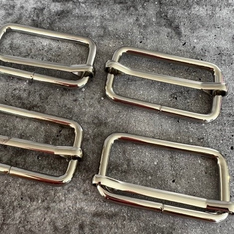 Tri Glide strap adjuster 38mm Rainbow, Silver, Bronze, Rose gold & Gun ...