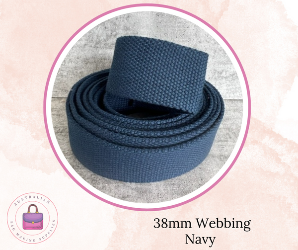 38mm Polycotton Webbing bag making supplies Australia – Australian Bag ...